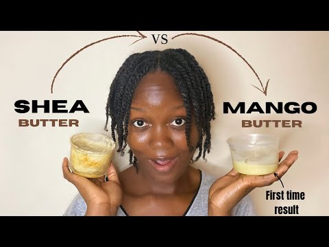 Shea butter vs Mango butter comparison on 4c natural hair, and this happened. | sheriicocoa.