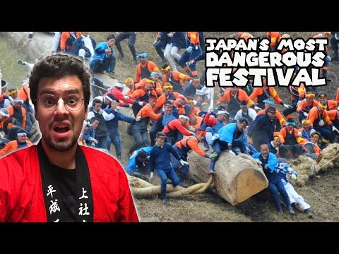 Japan's Most DEADLY and Dangerous Festival: Onbashira Matsuri