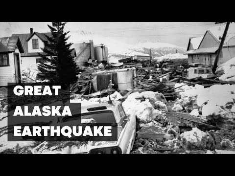 HISTORICAL Film of Magnitude 9.2 Great Alaska Earthquake in 1964