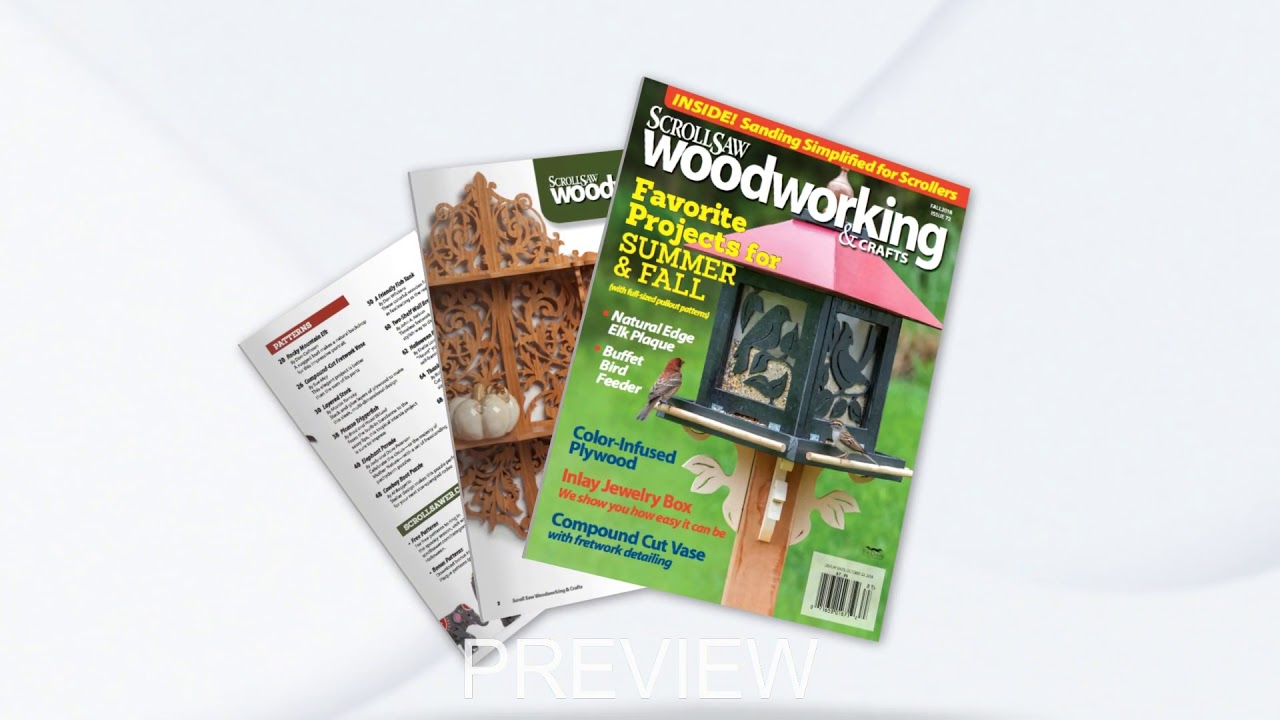 Scroll Saw Woodworking & Crafts Issue 72 Fall 2018