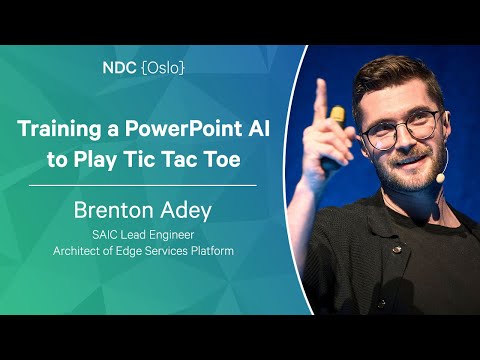 Training a PowerPoint AI to Play Tic Tac Toe - Brenton Adey - NDC Oslo 2023