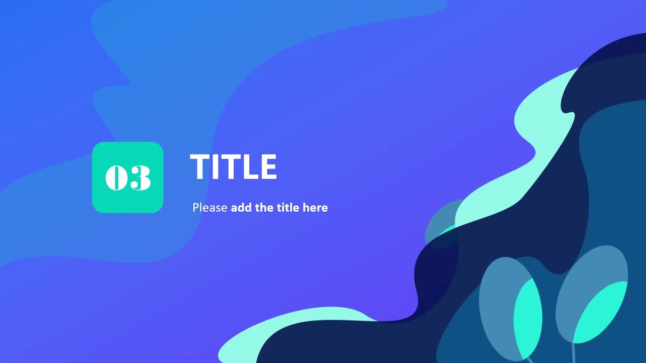 Pink Blue Theme Dynamic | Free PPT template for business