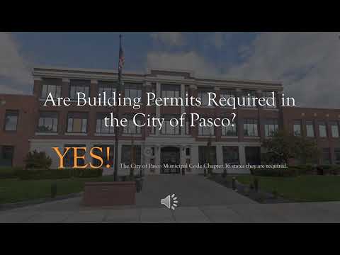 City of Pasco Residential Building Permit Video