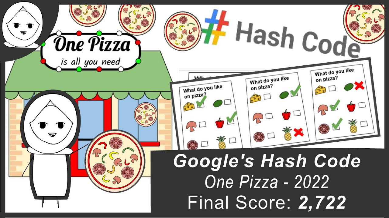 GitHub - 0CodeLife0/GoogleHashCode2022-OnePizza: My solution to the Google coding competition ...
