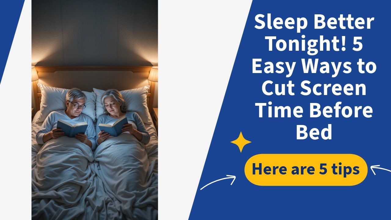 Sleep Better Tonight! 5 Easy Ways to Cut Screen Time Before Bed 😴📵