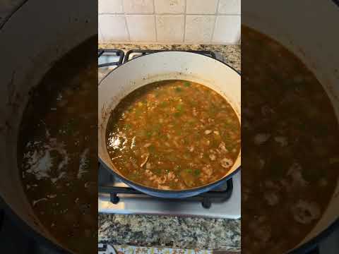 Easy Creole Gumbo with shrimp and andouille sausage