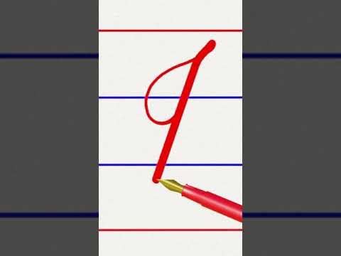 capital letter j in cursive writing |Cursive Writing for beginner |Cursive handwriting practice