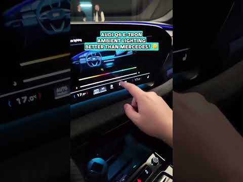 Incredible ambient lights in the Q6 e-tron 🚦 by carwow | AllCarVideos ...