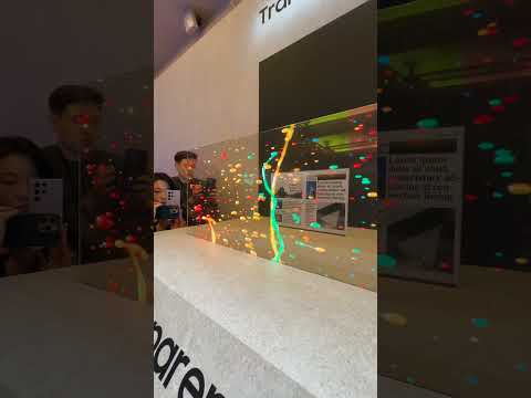 World's First TRANSPARENT Micro-LED TV!