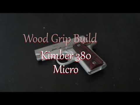 Making exotic wood grips for a Kimber 380 on a CNC router