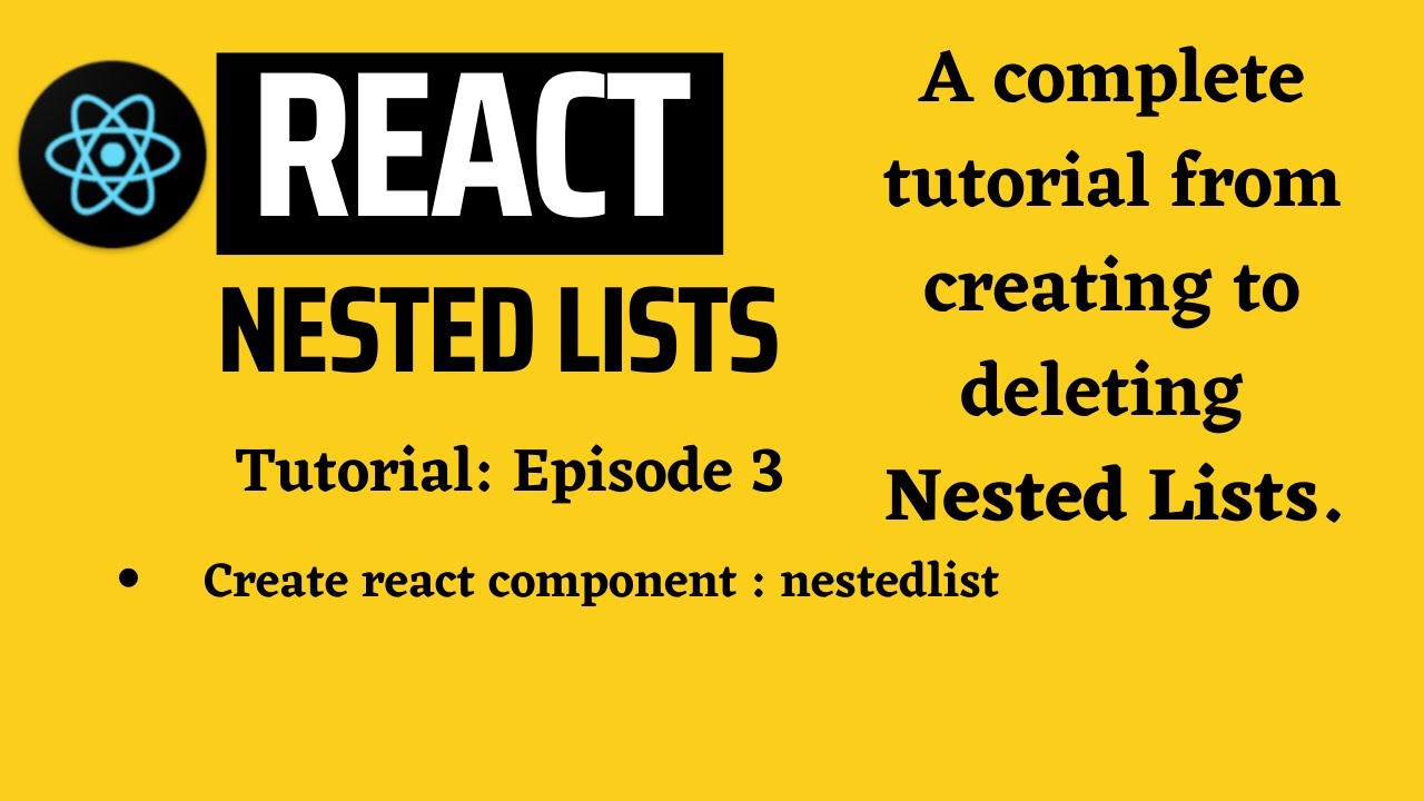 React Nested Lists : Asynchronous Multilevel Dropdown Tutorial #3