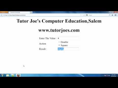 Learn Onclick Event In Javascript Tamil - Mind Luster