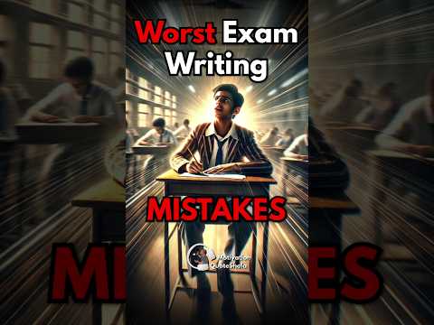 3 Exam Writing MISTAKES! 🤯 Toppers Score ZERO #studytips #examtips