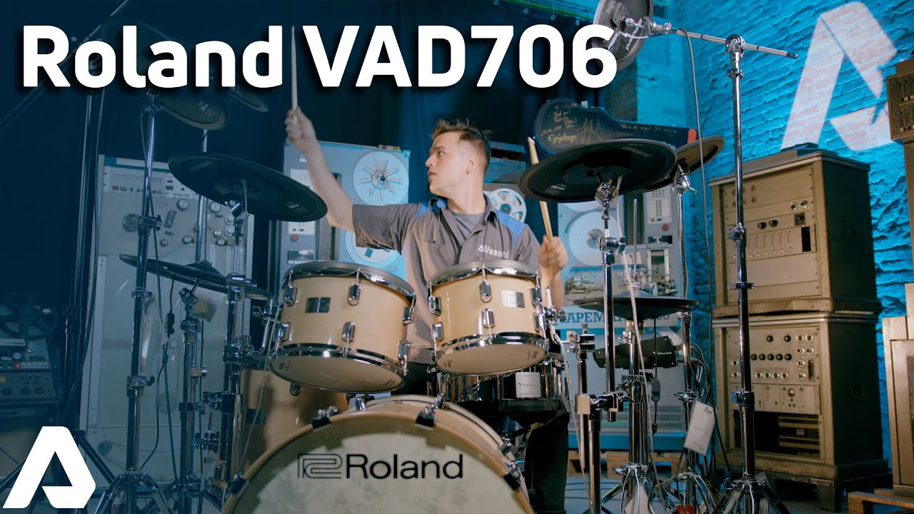 The best drum kit on the market? New Roland VAD706 | Alfasoni