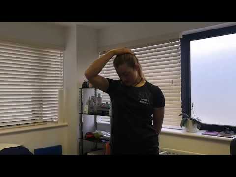 How to stretch your levator scapulae muscle