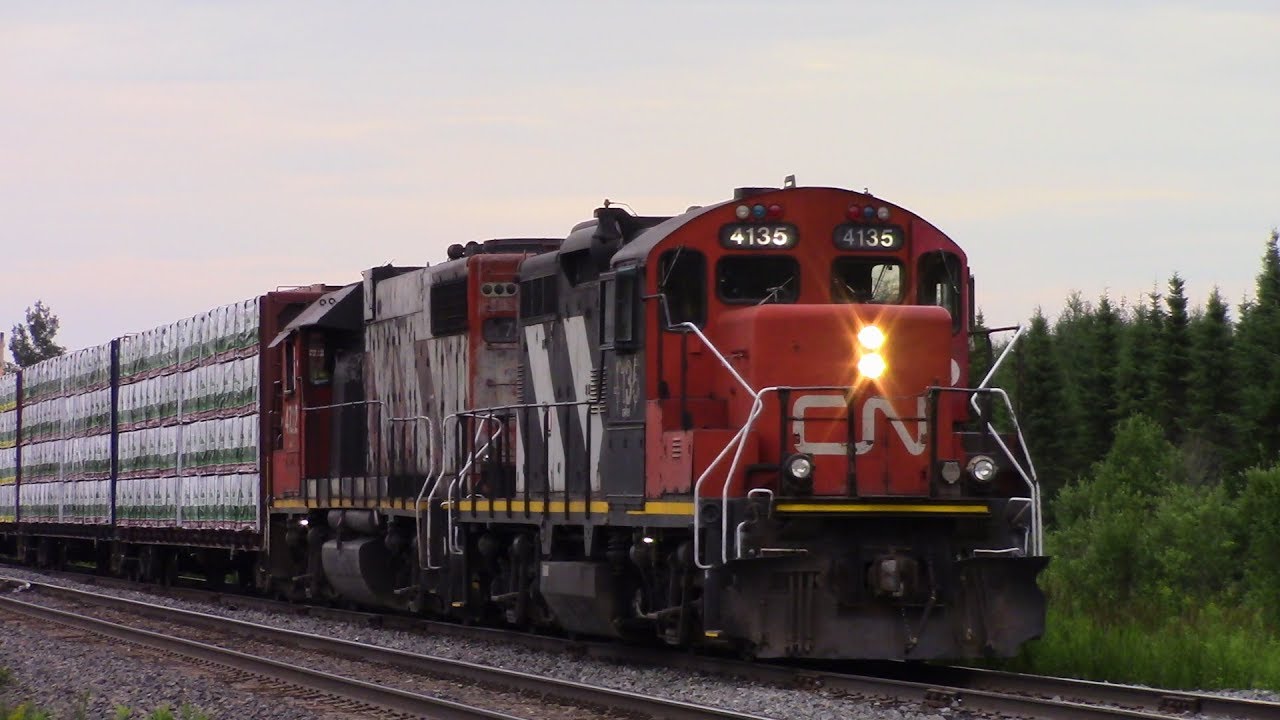 CN 4135 leads CN 578 West on the Napadogan Sub to Edmundston 8/1/18