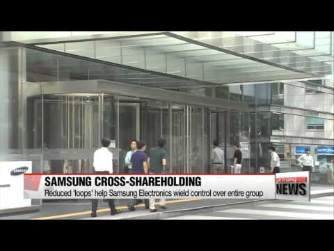 Number of cross-shareholding loops within Samsung Group reduced to 7 삼성그룹 순환출자