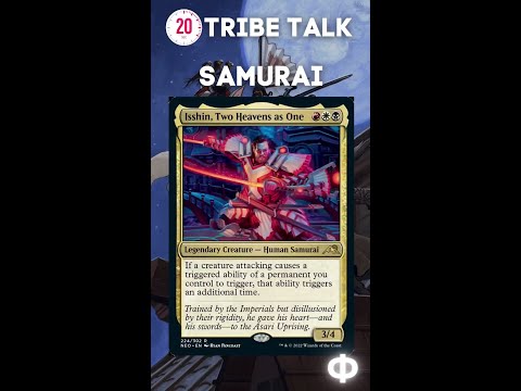 Samurai | 20 Second Tribe Talk | MTG Commander Tribal Tech #shorts