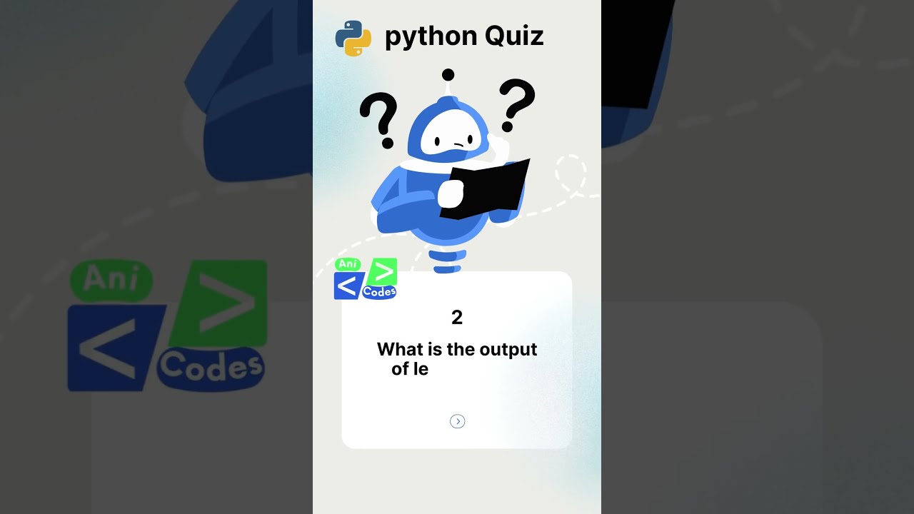 Q2|Python Code Output Challenge: Can You Predict the Output? | Python Programming Quiz