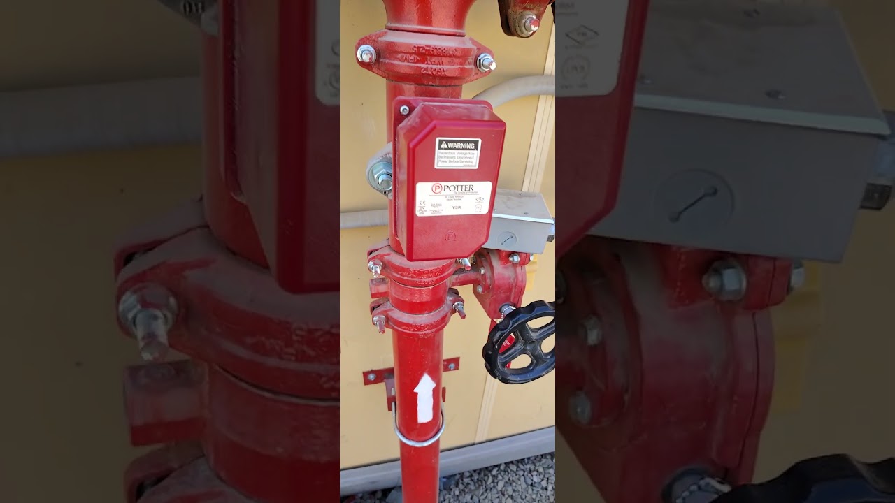 Tamper switch and Flow switch installation for fire Fighting system.