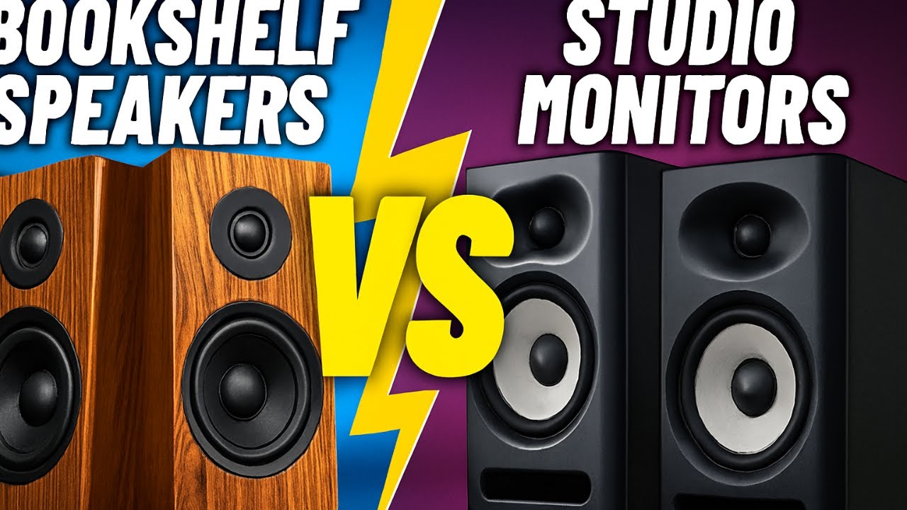 Bookshelf Speakers Vs Studio Monitors – Which One Rules?