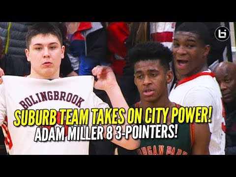 Can Suburban Team Beat City Power?! Super Soph Adam Miller 30 Points!