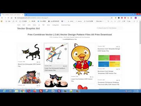 How to Free download DXF, CDR, PDF, BMP, DWG & STL Vector files From vectorgraphicart com