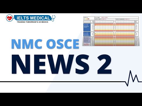 NMC OSCE NEWS CHARTS / NEWS 2 / National Early Warning Scoring System Explained / How to Chart OSCE