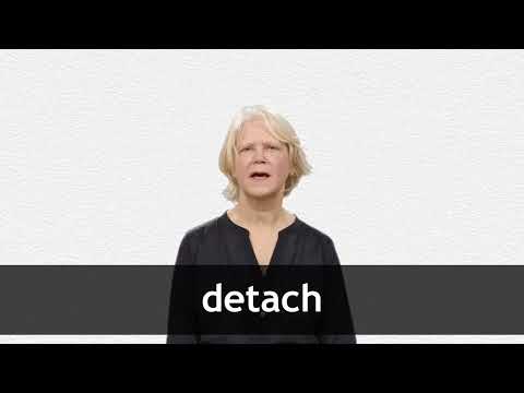 DETACH definition and meaning | Collins English Dictionary