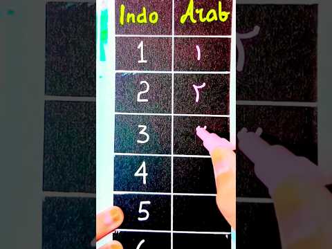 mari belajar angka arab #shortvideo