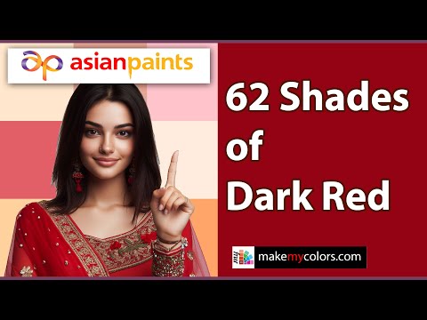 Exploring 62 Dark Red Shades by Asian Paints | Color Inspiration #asianpaints #bedroomcolours