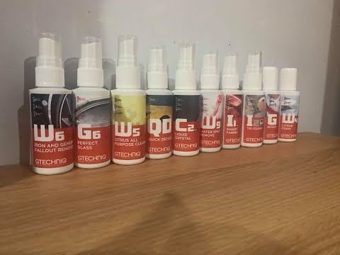 GTECHNIQ DETAILING PRODUCTS REVIEW