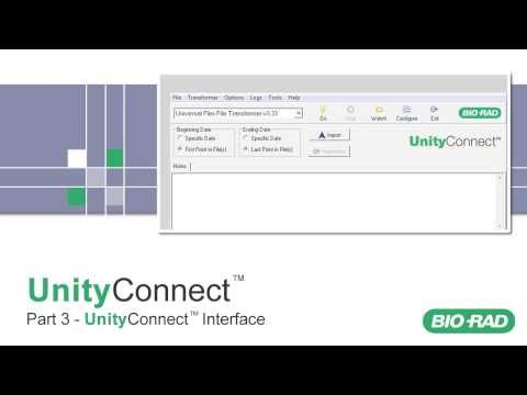 Bio-Rad UnityConnect Training - Part 3 - UnityConnect Interface