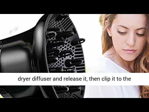 Universal Hair Diffuser, Hair Dryer Diffuser Attachment for Curly and Natural Wavy Hair,