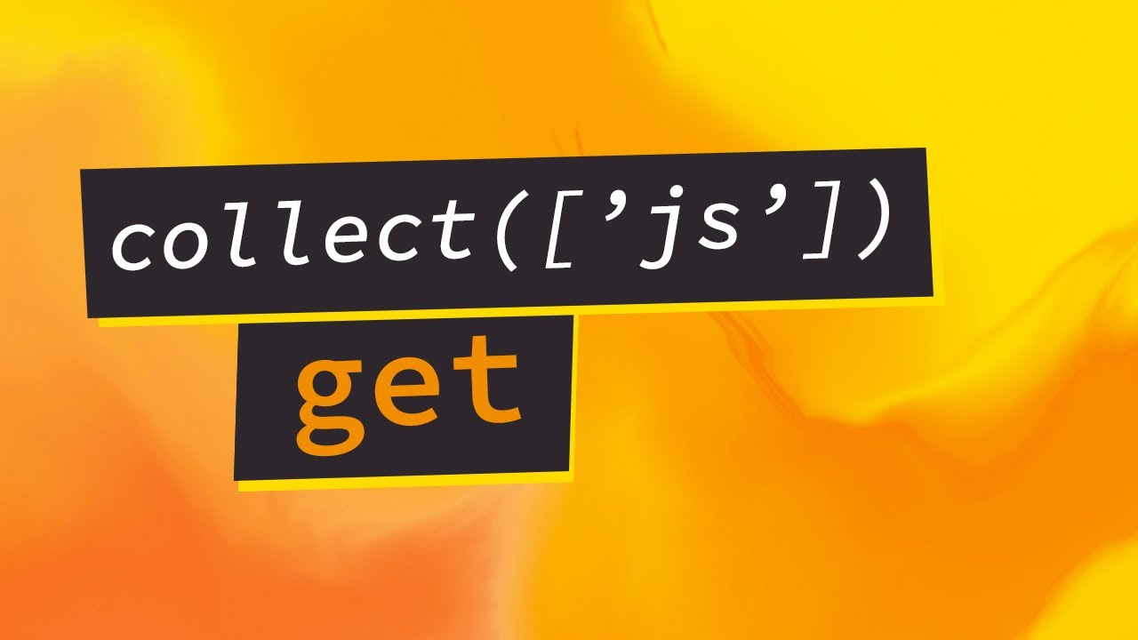 Get values using Collect.js