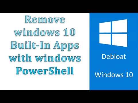 Remove Windows 10 Apps using PowerShell