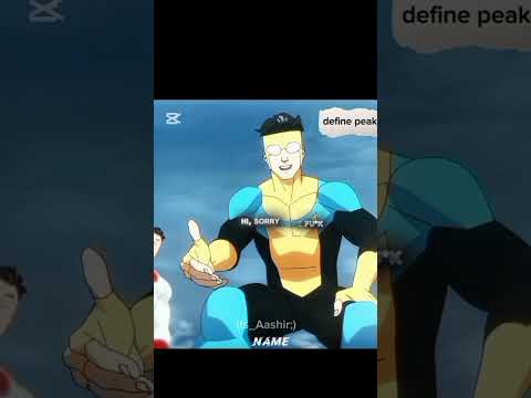 The absolute definition of peak #invincible #peak #fiction #anime #d4vd