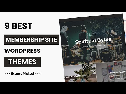 9 Best WordPress Themes for Membership Site 2025 | WordPress Themes for Subscription Sites