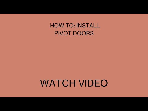 HOW TO: Install Pivot Doors | PINKYS