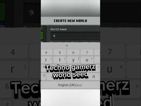 Techno gamerz world seed 100%