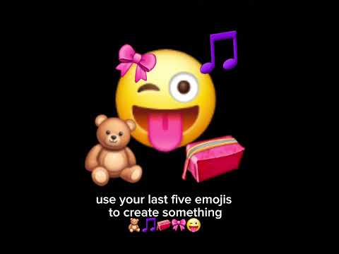 use your last five emojis to create something #preppy