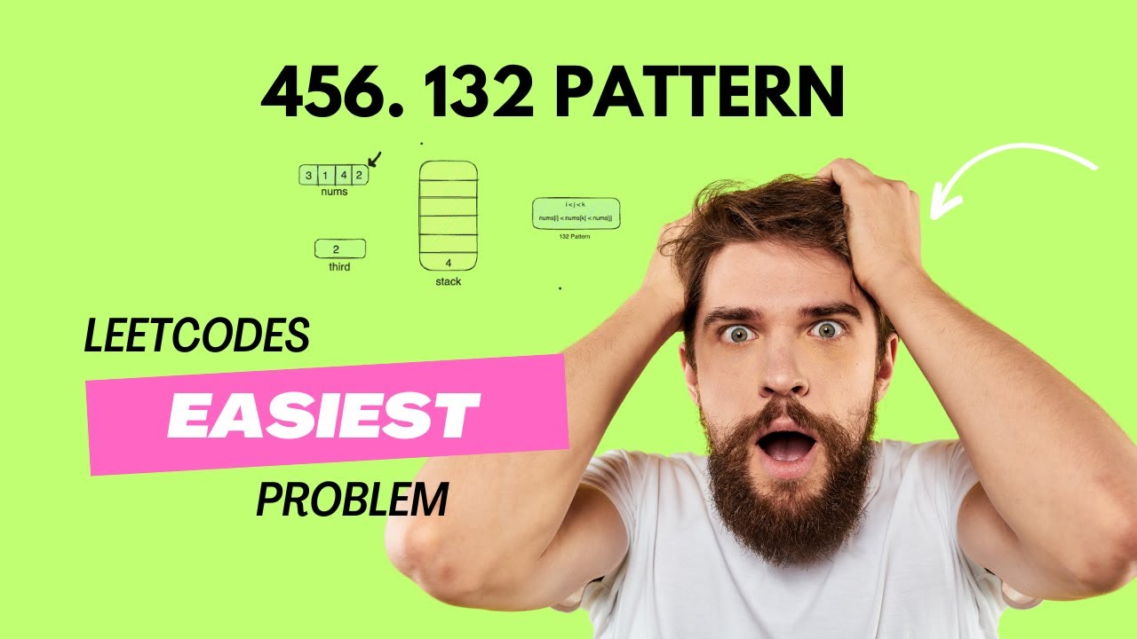 456. 132 Pattern | #leetcode | #leetcodedailychallenge | Java | Amazon