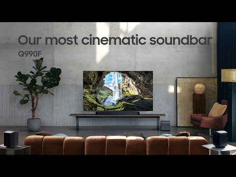 Samsung Q990F Q-Series Soundbar & Subwoofer | Flagship 11.1.4ch 3D Surround Sound with Dolby Atmos