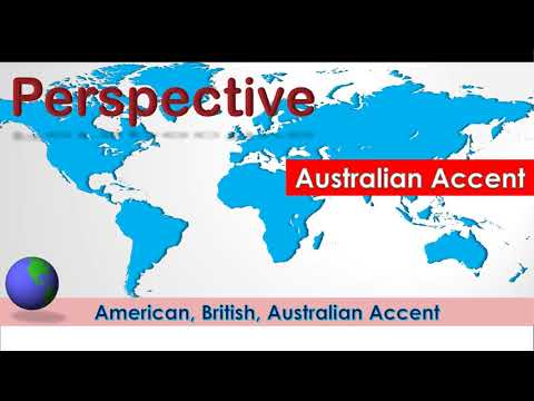 Perspective ~ Pronounce Perspective in American Accent, Australian Accent, British Accent