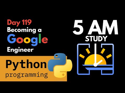 Study Python with me in silence | 5 AM Study