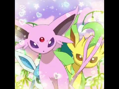 #pokemon #eevee #edit #pokemonedit #eeveelution #pokemongo #cute #pink #leafeon