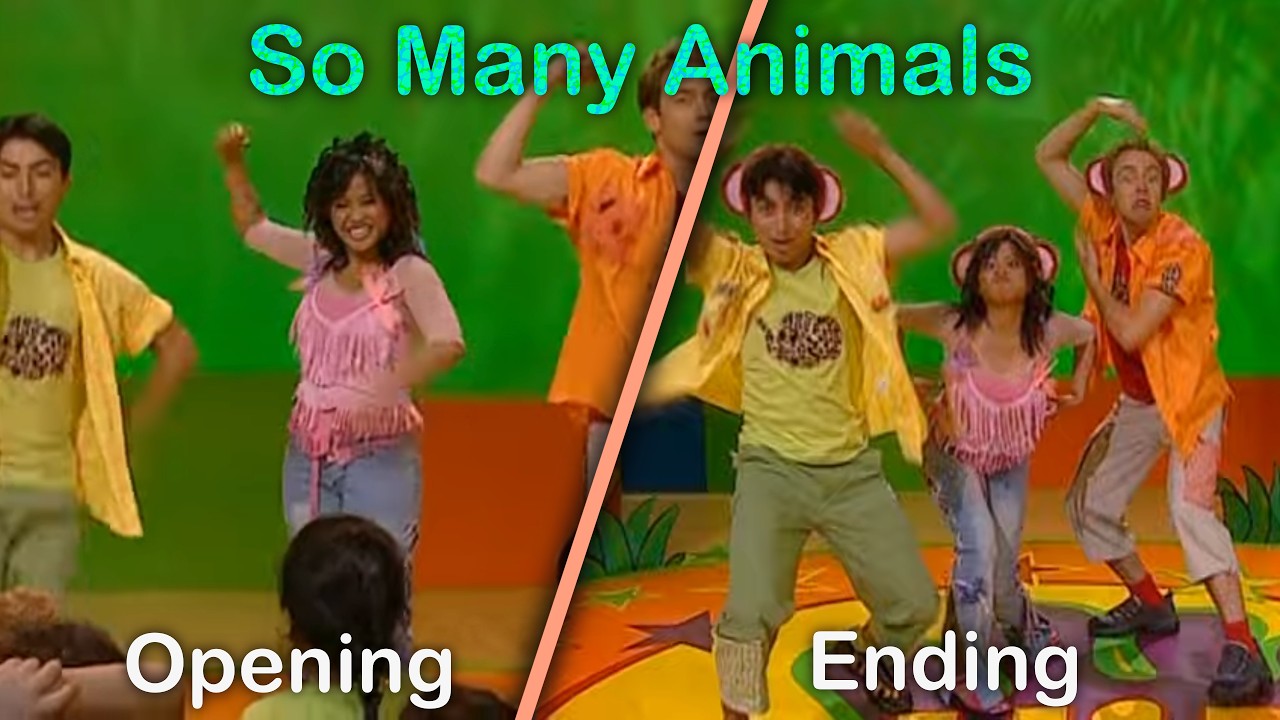 Hi-5 USA (S1) So Many Animals - Opening & Ending Comparison