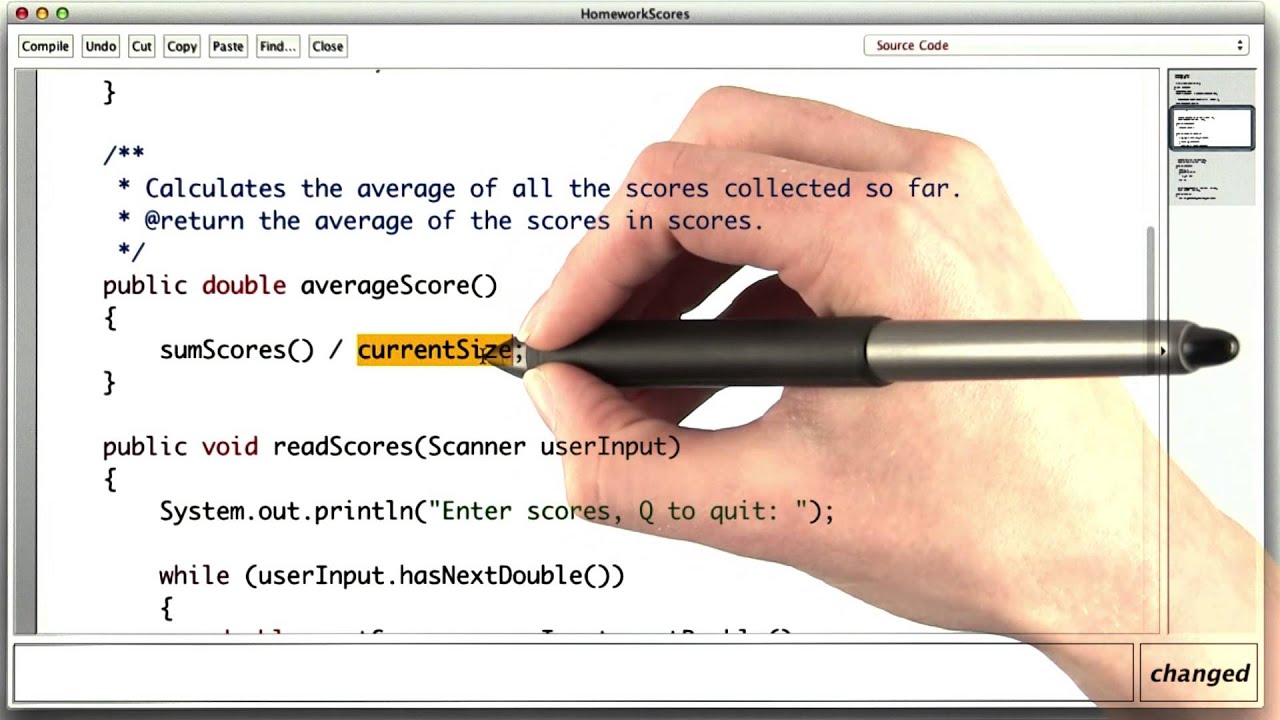 Average Scores - Intro to Java Programming