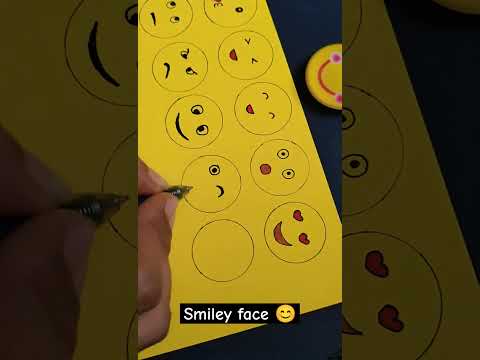 Smiley face drawing/ smiley drawing #smiley #easy #drawingtutorial #howtodraw #quickdrawing #shorts