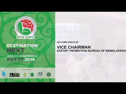 WELCOME SPEECH BY VICE CHAIRMAN, EXPORT PROMOTION BUREAU
